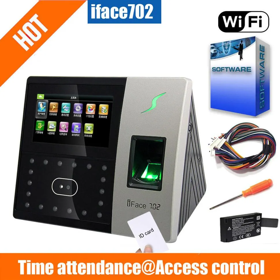نظام الحضور الأصلي لوقت البصمات الحيوية ZK Iface702 Iface 702 UFACE702 ...