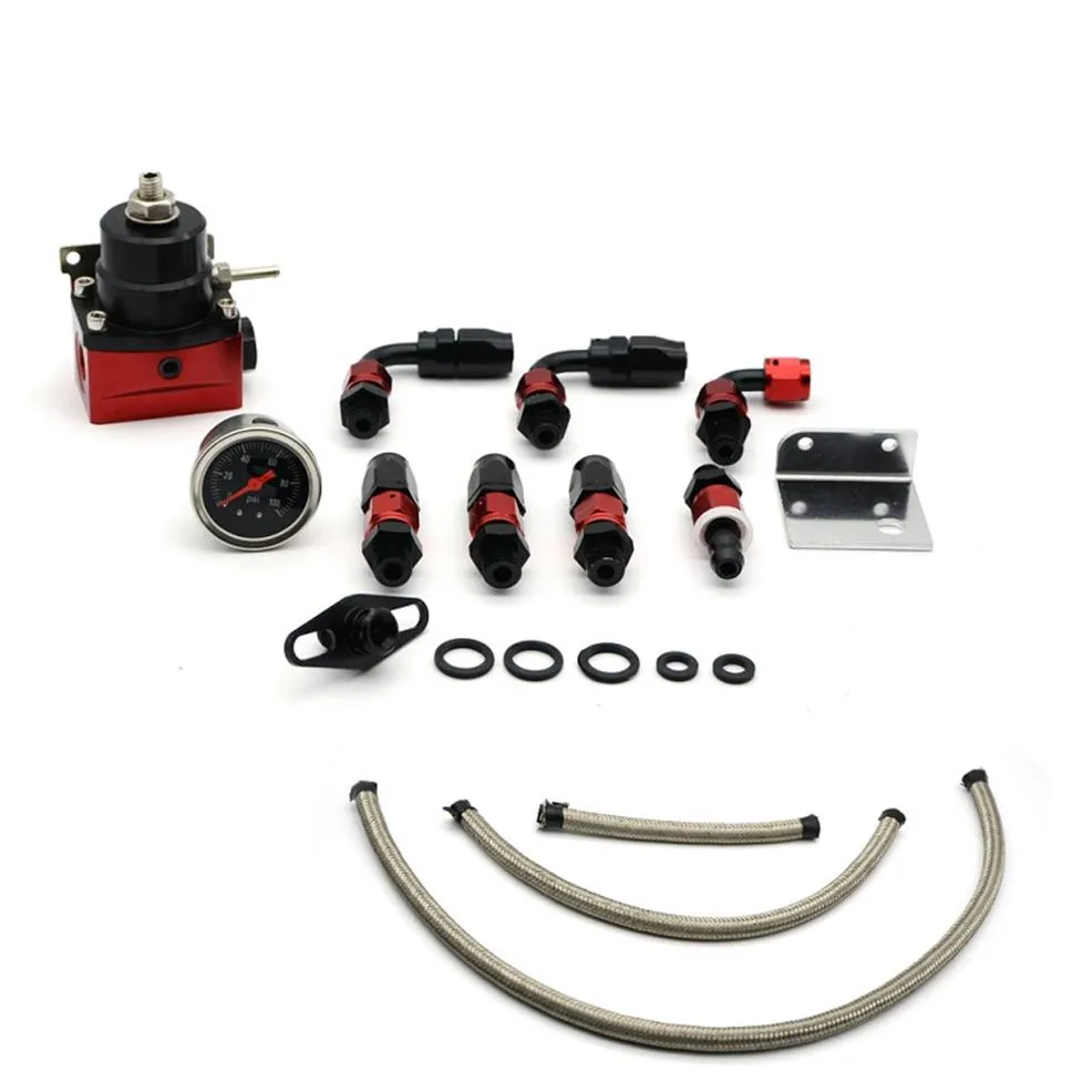 ₩78,918에서 알루미늄 레이싱 오토 연료 압력 조절기 키트 게이지 240O를 가진 전체 키트 연료 조절기 | DHgate