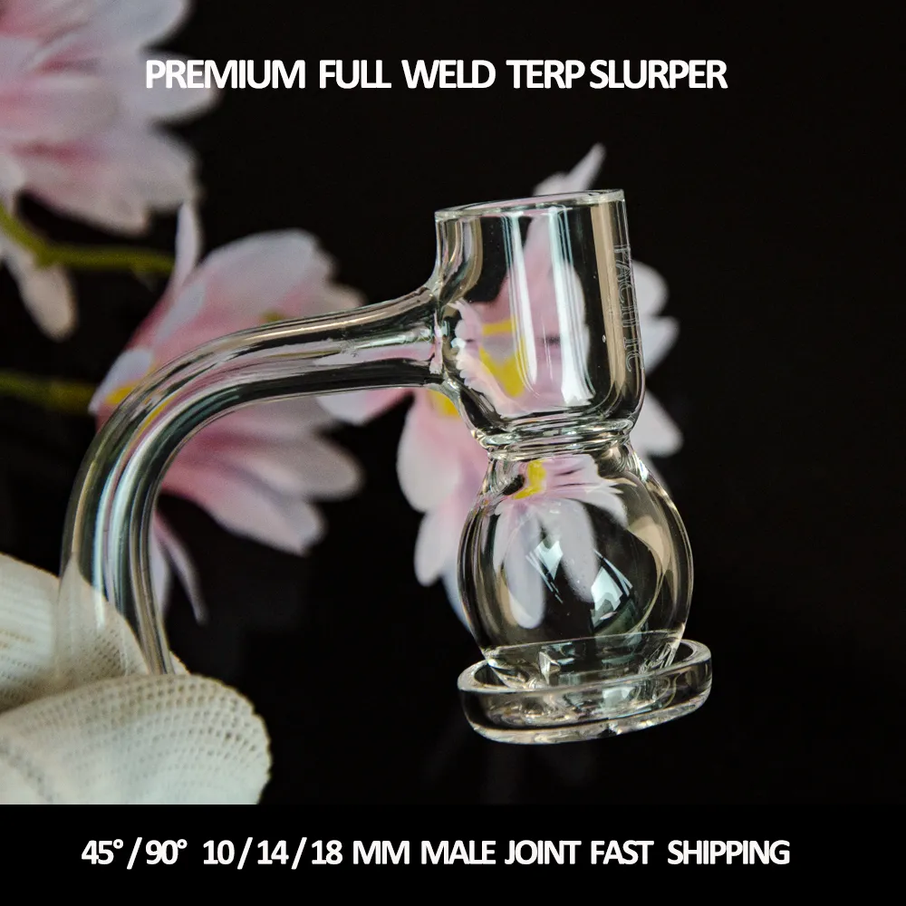 Full Weld Round Belly Terp Slurper Smoking Accessories New HQ Beveled ...