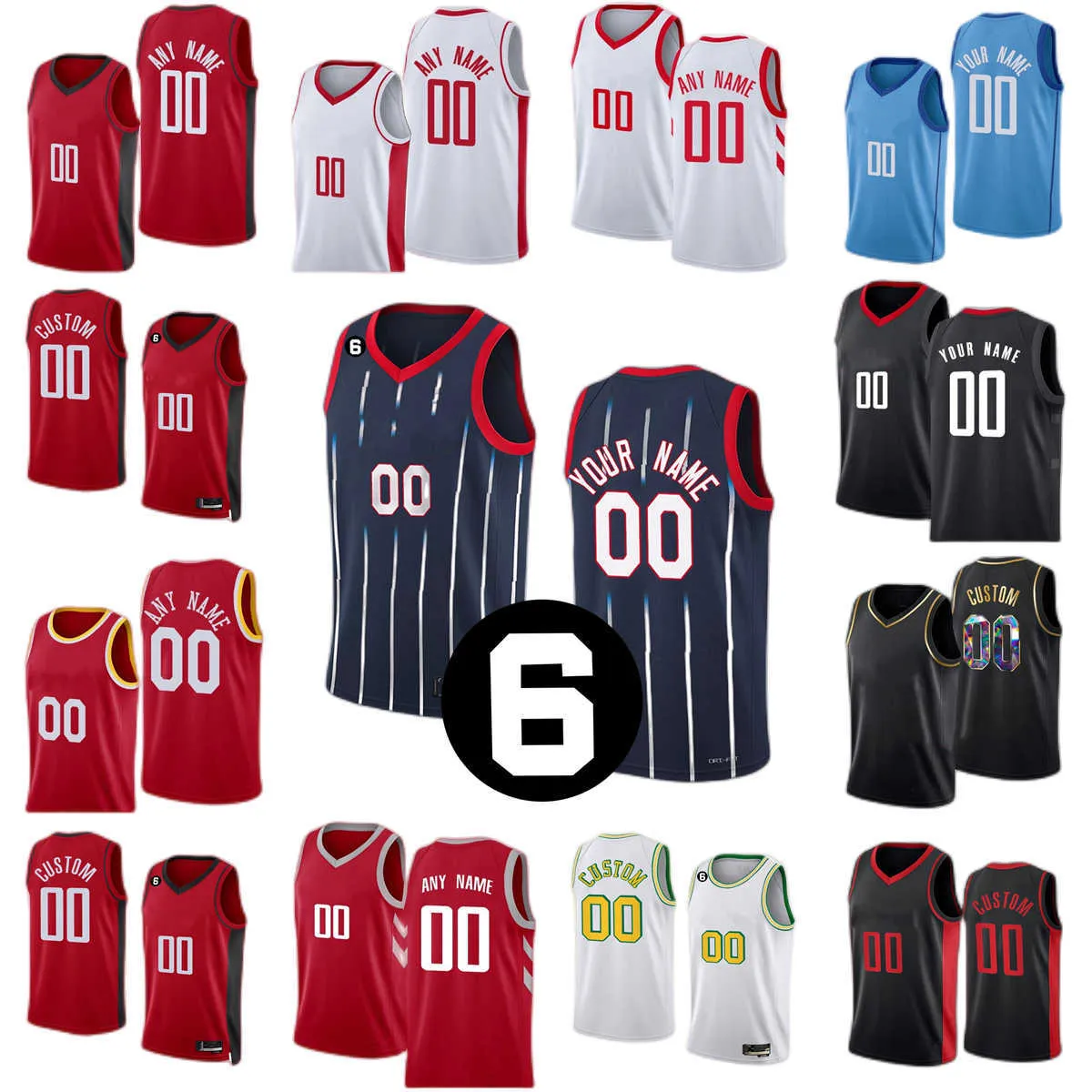 مطبوعة مخصصة 2022 23 جديدة لكرة السلة قمصان Gordon Gray Nwaba ...