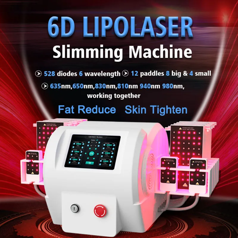 At Home Laser Lipo System: Portable 6D Diode Lipo Laser For Body ...