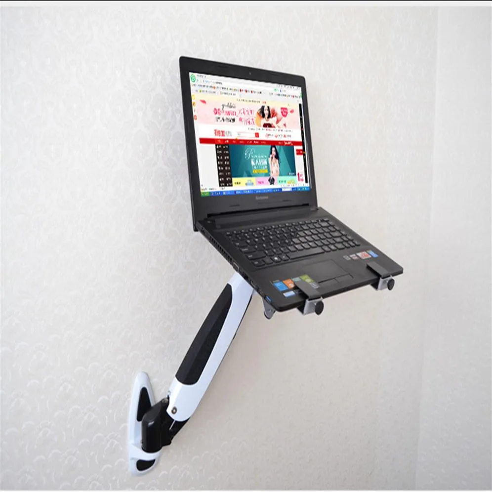 Gas Spring Wall Mount Laptop Holder Arm Aluminum Alloy Full Motion 10 ...