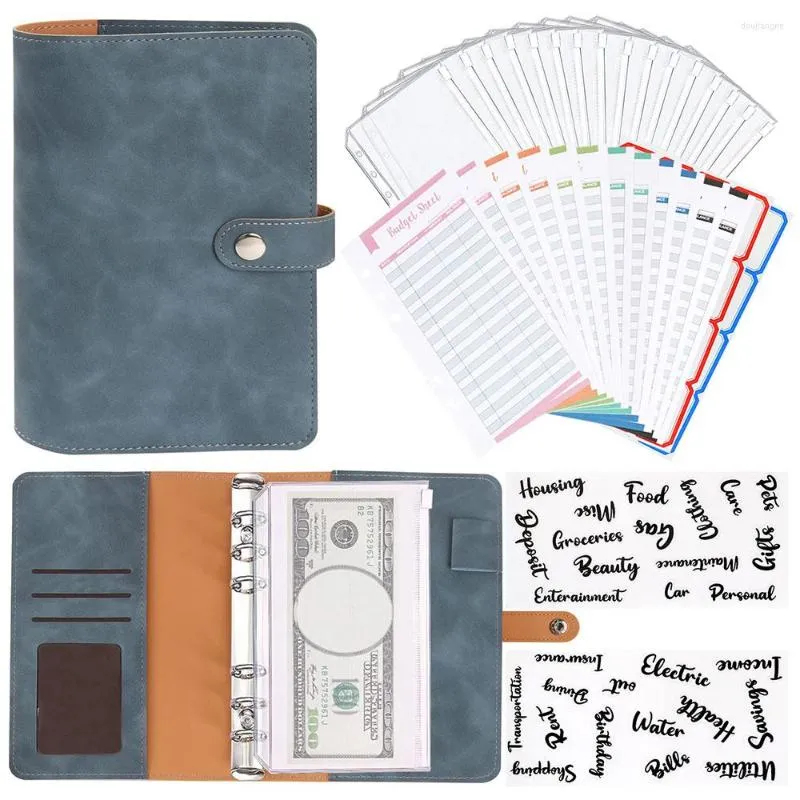 Wholesale Mini Binder Notebook: A6 PU Leather Budget Planner With ...