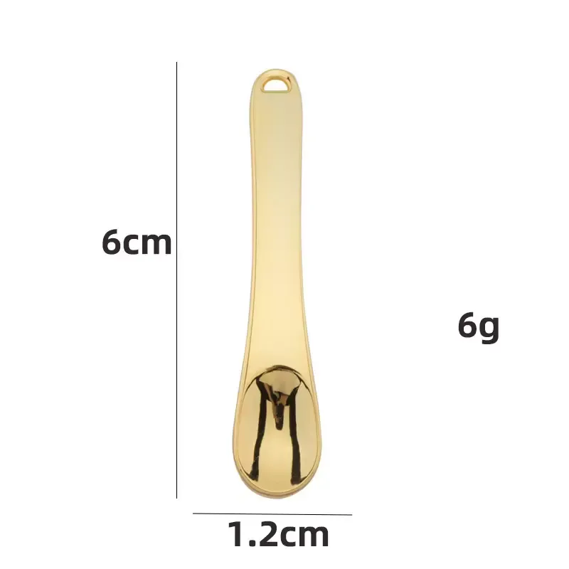 Metal Cosmetic Skincare Spatula Mini Mask Facial Reusable Scoop Makeup ...