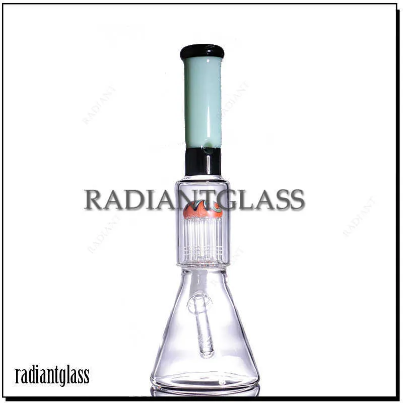 Wholesale 12 Arm Beaker Glass Bong With Perc And Corn Bongs, Thick ...