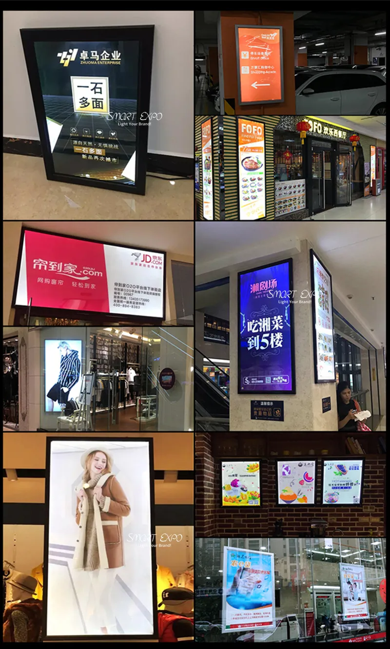 Premium LED Display Light Box: Illuminated Poster Frame, 60x120cm ...