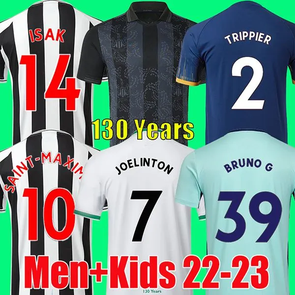 22 23 Soccer Jersey New Castle 130th ISAK BRUNO G JOELINTON TRIPPIER ...