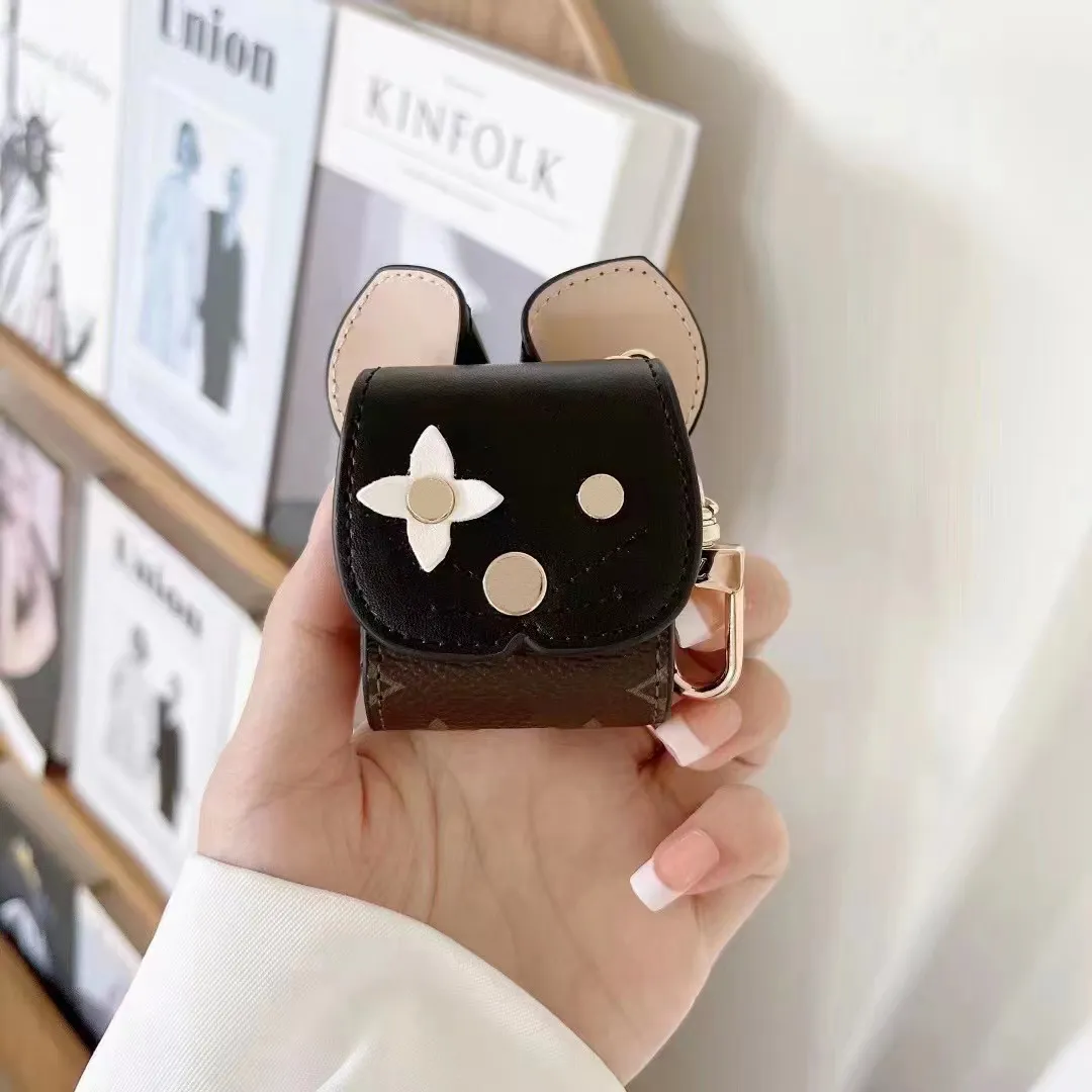 Designer AirPods Cases 1 2 3 Pro Luxury Leather Crossbody AirPod Cover ...