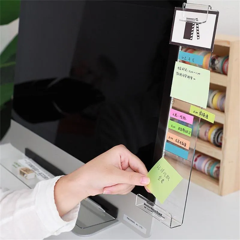 Wholesale Desktop Monitor Memo Board With Sticky Sticky Note, Side ...