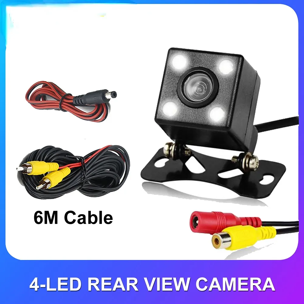 Dash Cam And Rear View Camera: HD Car Rear View Camera With 4 LED Night ...