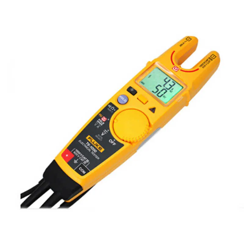 1000V AC/DC Electrical Tester with Fork Meter & Case - True RMS Clamp ...