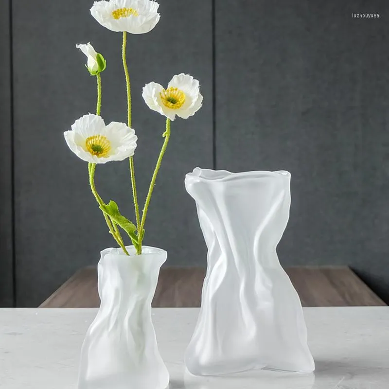 Modern Minimalist Glass Mercury Glass Vase For Home, Office, And ...