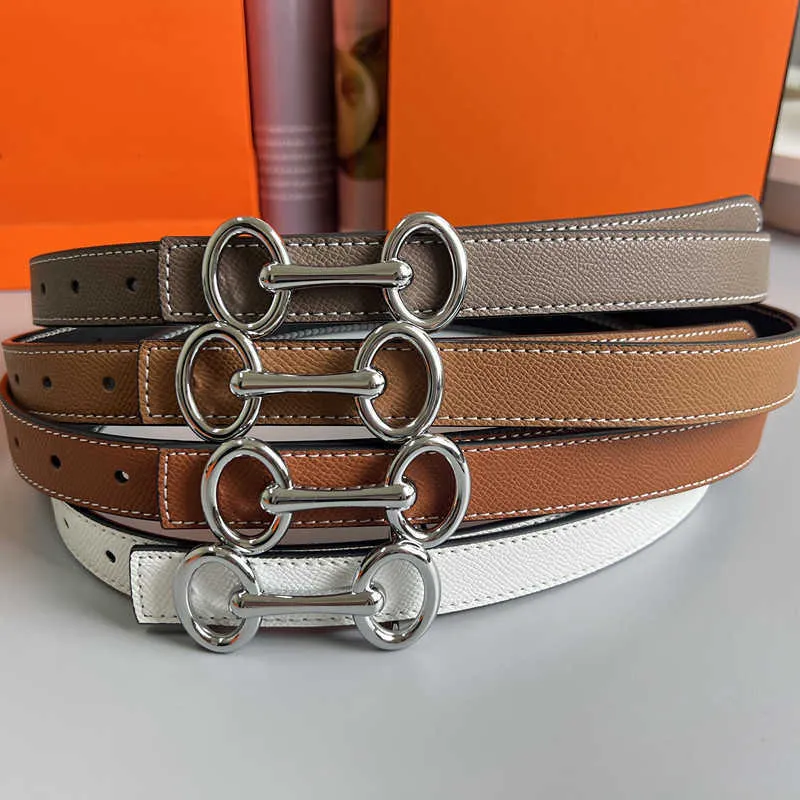 Women's Leather Belt - Simple Fashion Designer Buckle for Jeans and ...
