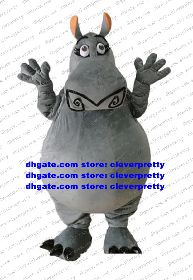 Adult Cartoon Hippo Mascot Costume For Advertising Campaign, River ...