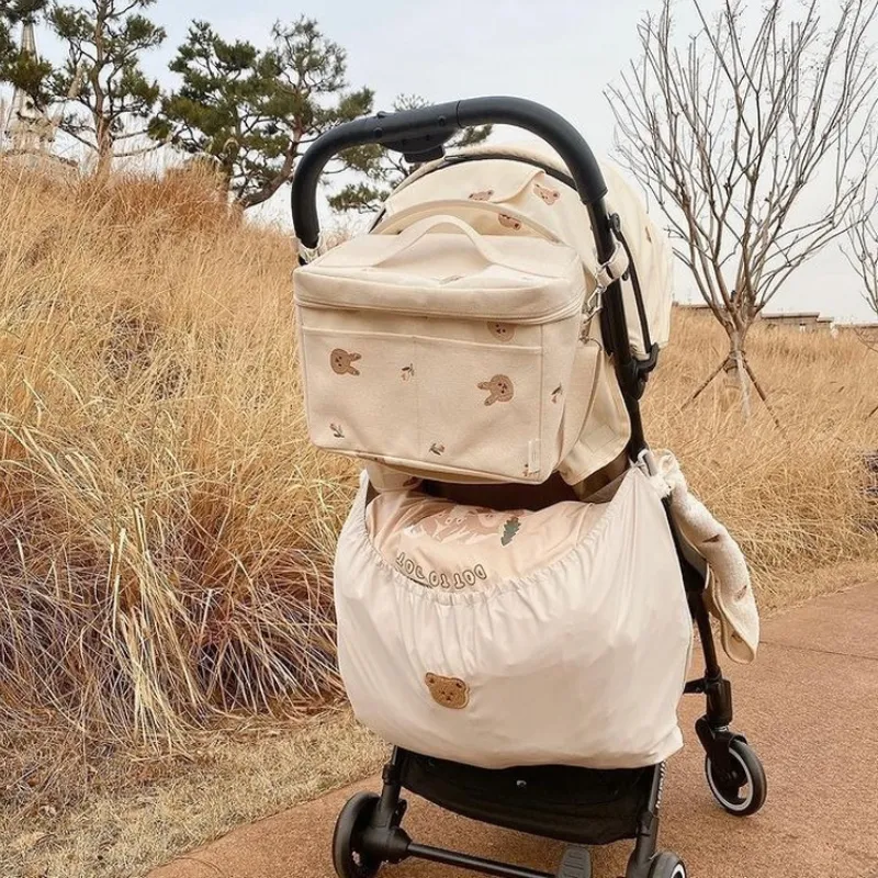 Portable Stroller Organizer Bag - Diaper Bag Caddy, Stroller Pack ...