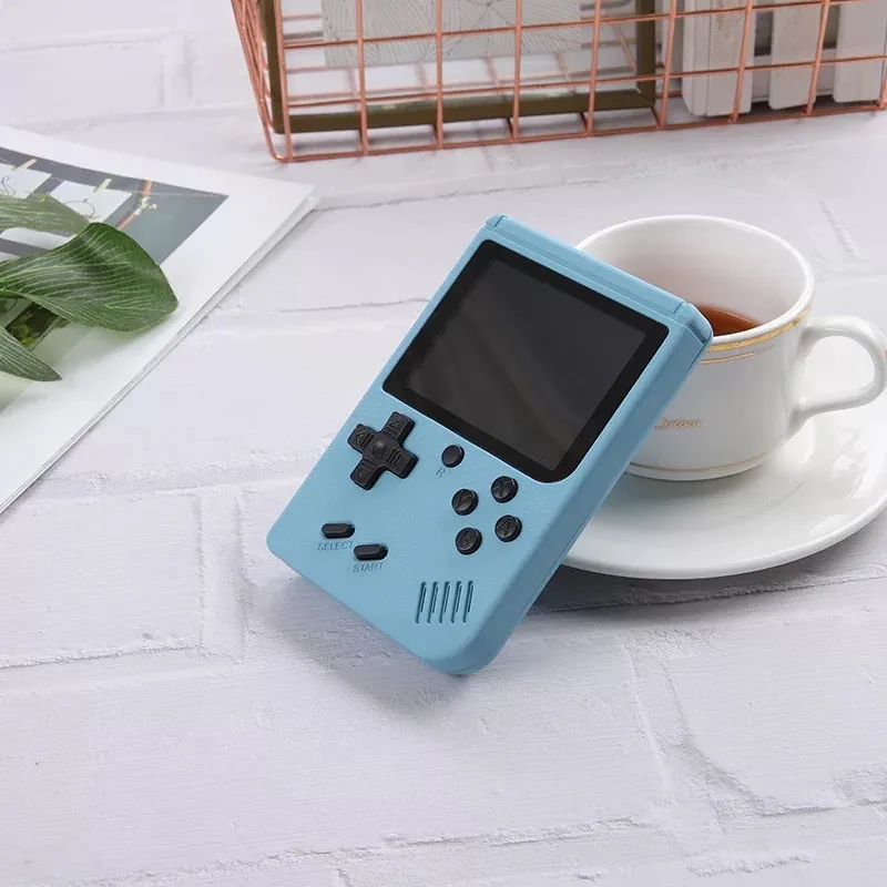Portable Macaron Handheld Games Console Retro Video Game Player 8 Bit ...