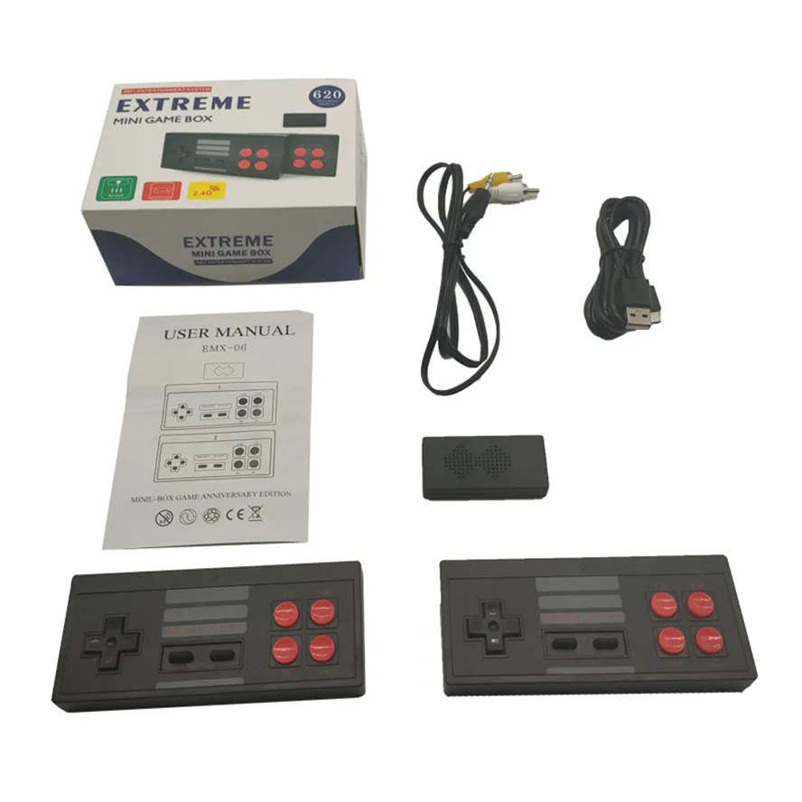 Retro Gaming Stick With AV Cable Connect TV And Double Wireless ...