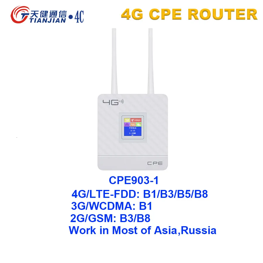 Routers CPE903 LTE 3G 4G CAT4 Mobile WiFi Spot 4g Sim Card External ...