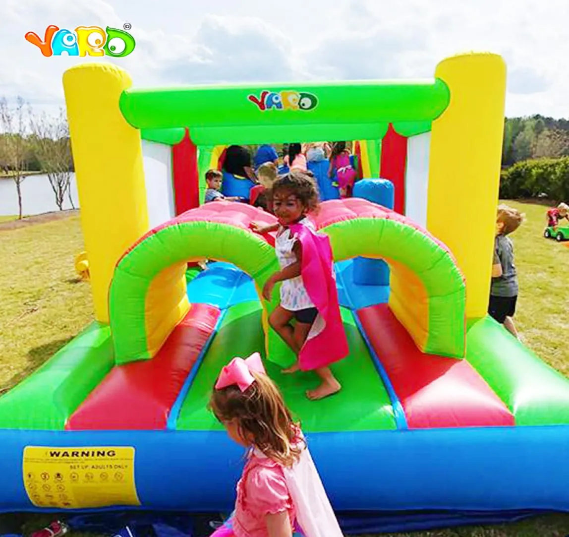 YARD Inflatable Bouncy Castle Obstacle Course Jumper Moonwalk ...