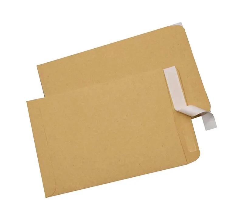 12.75x9 in 32.4x22.9 cm Vintage Kraft Paper Envelope Bags Self Adhesive ...