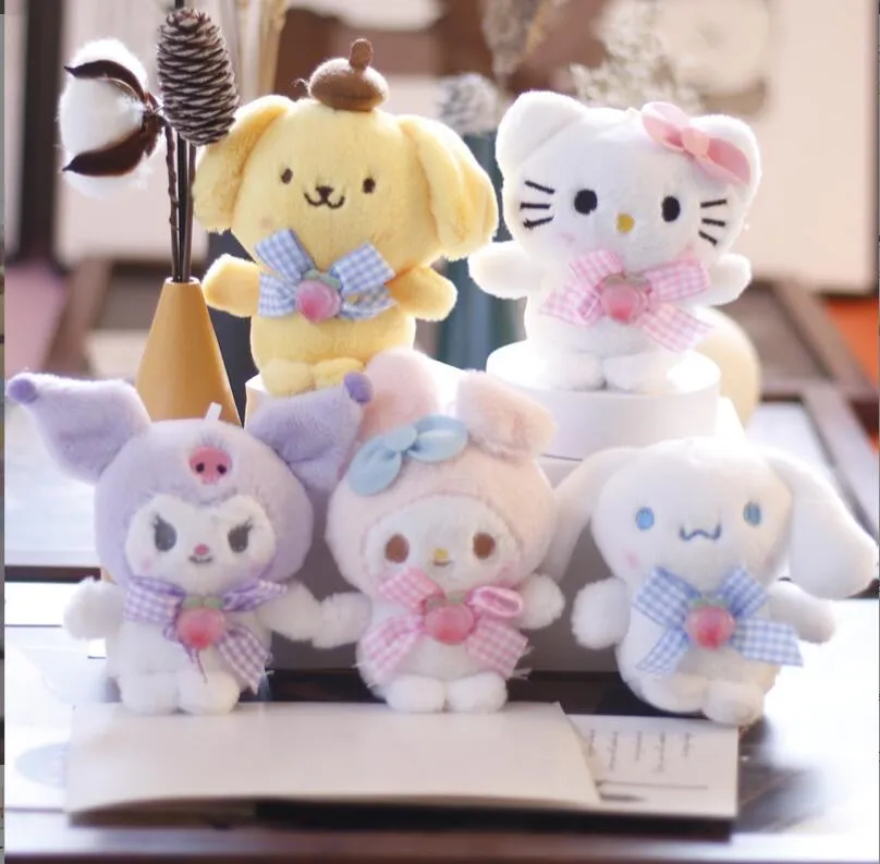 DHgate.com:Kawaii Kuromi Plush Pendant Keychain for Backpacks and Keys ...