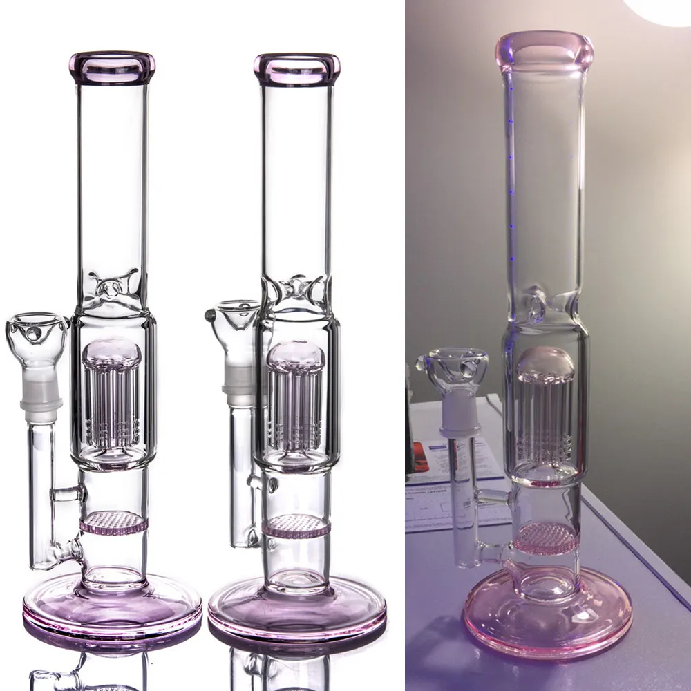Bulk Order Glass Hookah Bubbler Recycler With Inline Percolator ...