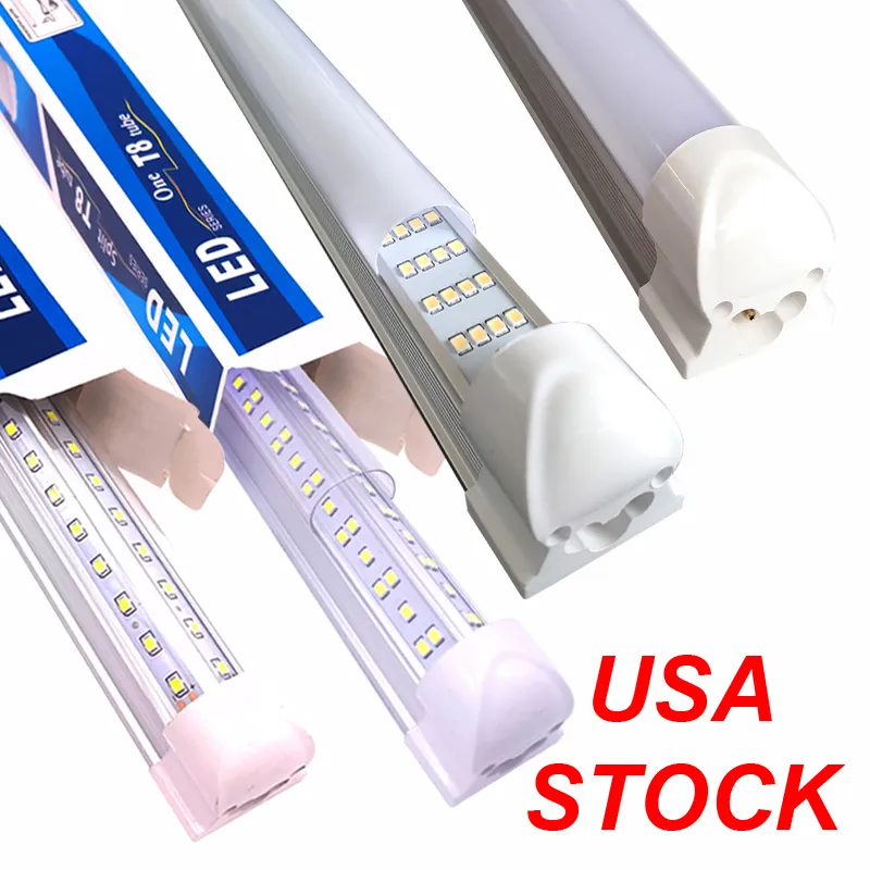V Shaped Integrate T8 T5 Led Tube 4ft 2 4 5 6 8 Feet LED Fluorescent ...
