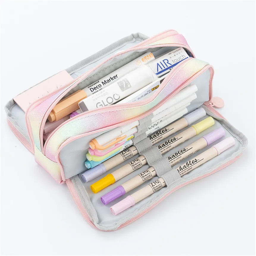 DHgate.com:High Capacity Pencil Case, School Pencil Bag, PU Leather ...