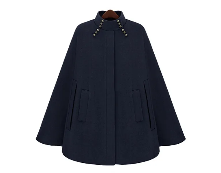 Fashion Wool Cape Coat Women Elegant Wools Winter Jacket Cloak Women ...