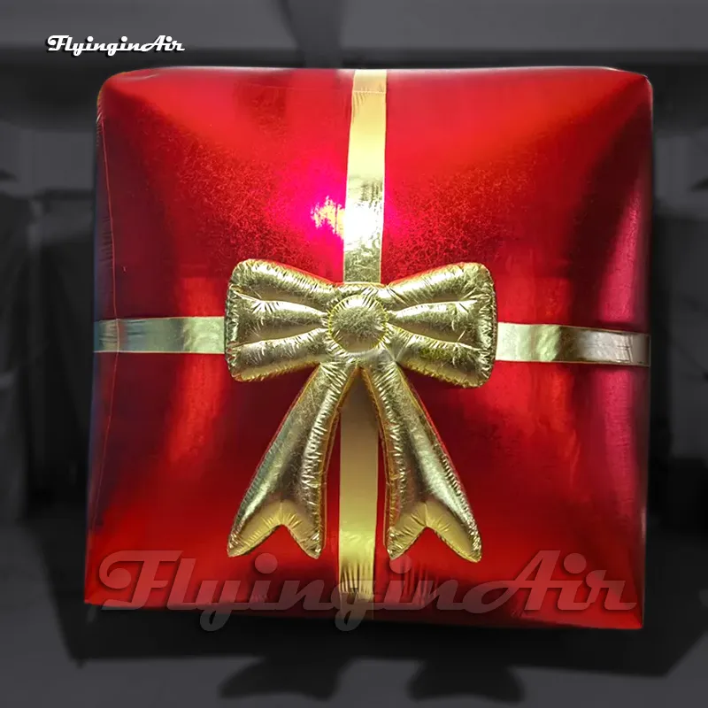 Balloon Box Christmas Ornament: Large Inflatable Gift Box Model With ...