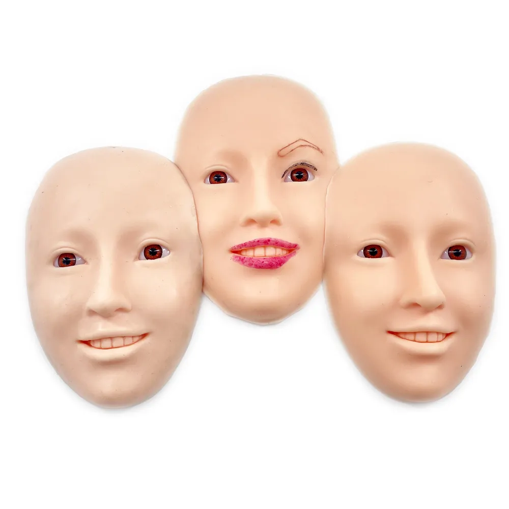 DHgate.com:3D Realistic Full Face Practice Silicone Skin - Open Mouth ...