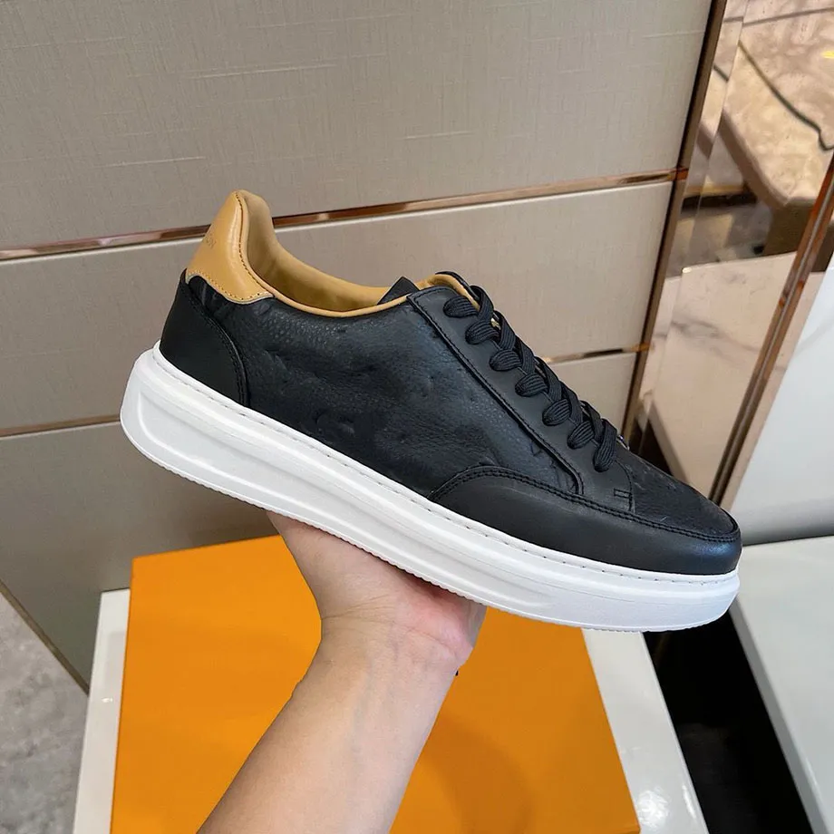 ASDSADADASW Mens Luxury Designer Sneakers Matte White Cowhide Leather ...