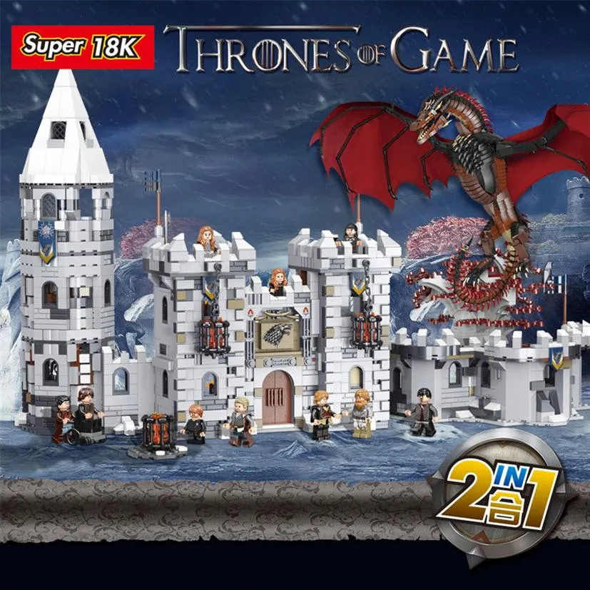 DHgate.com:Winterfell Castle Building Blocks Set - Epic Drama, Dragon ...