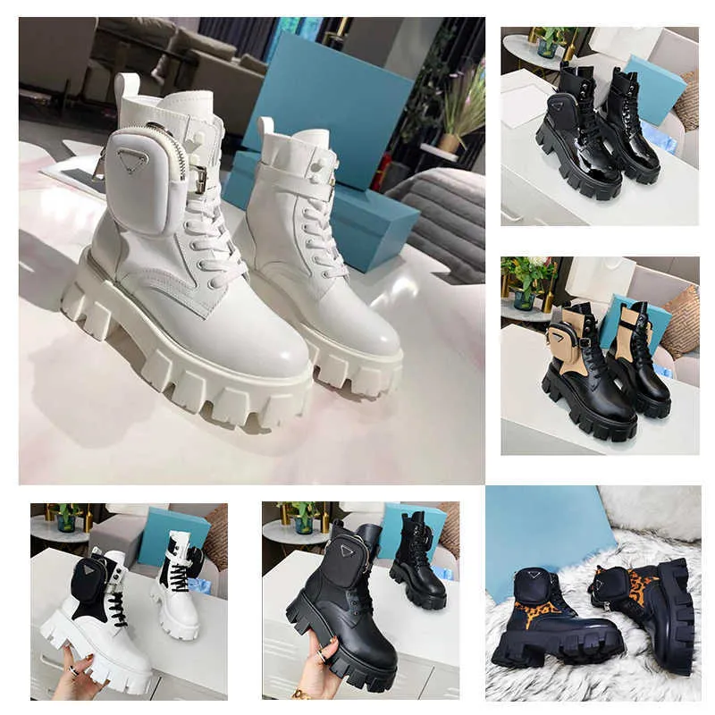 Bulk Designer Platform Boots Women's Ankle Martin Boots, Black Leather ...
