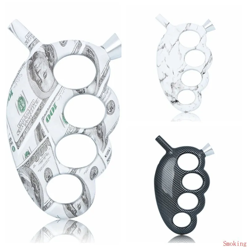 ABS Plastic Knuckles Bong Claw Hand Pipe With Recycler And Filter Tips ...