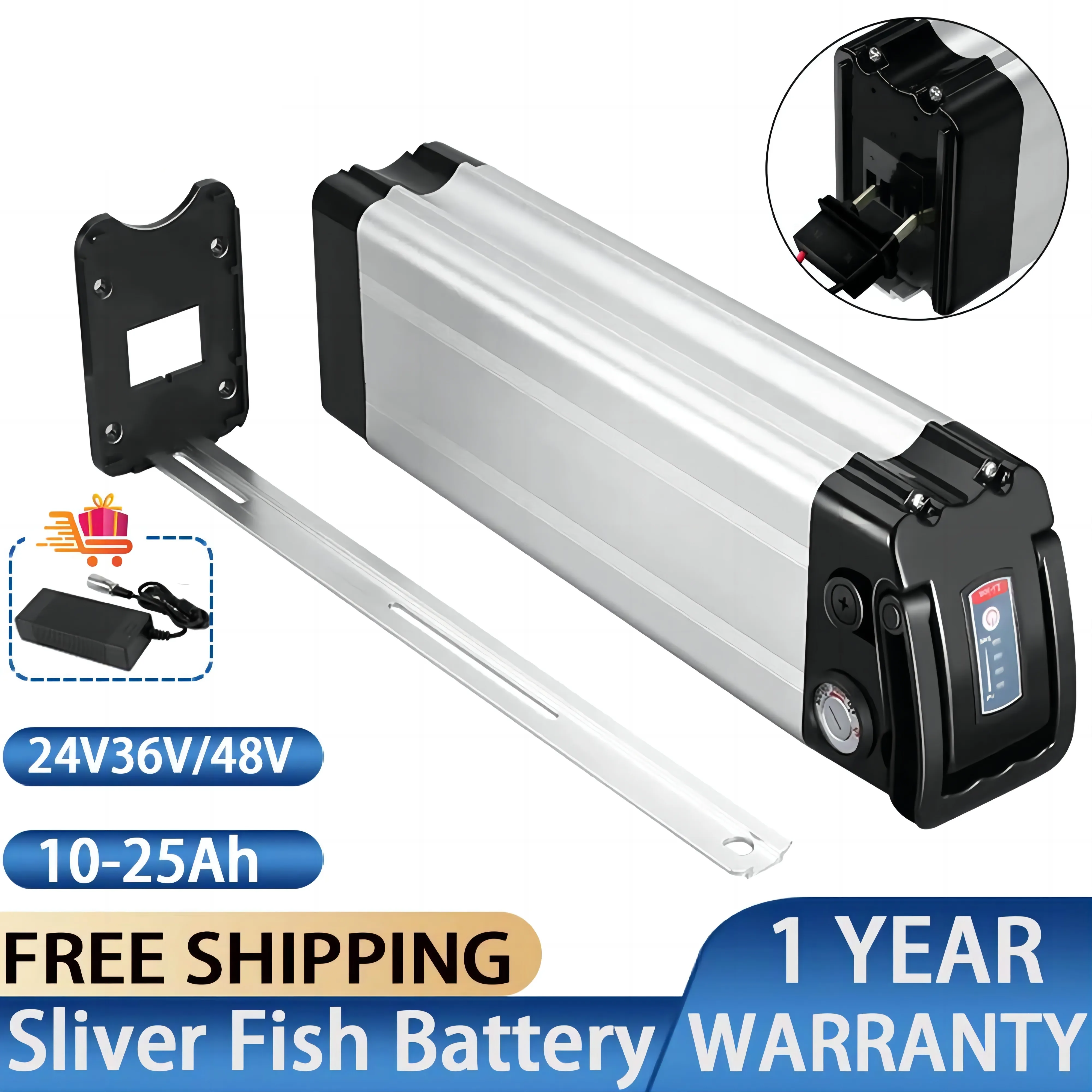 DHgate.com:Silverfish 48V 21Ah Lithium-ion E-bike Battery - 13S7P ...