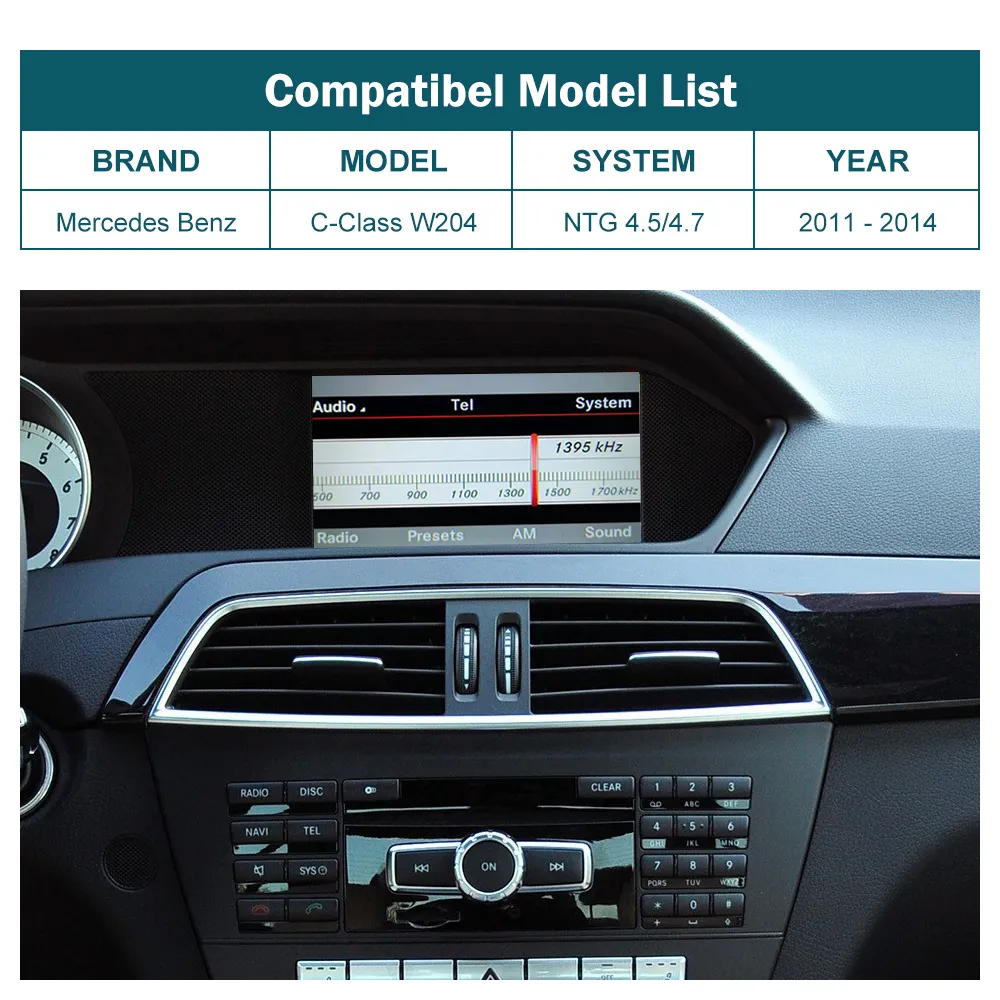 DHgate.com:Wireless CarPlay for Mercedes Benz C-Class W204 Android Auto ...