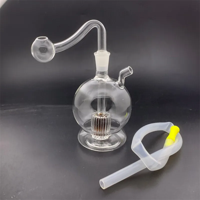Glass Globe Bong With Inline Matrix Perc And Ash Catcher Versatile ...