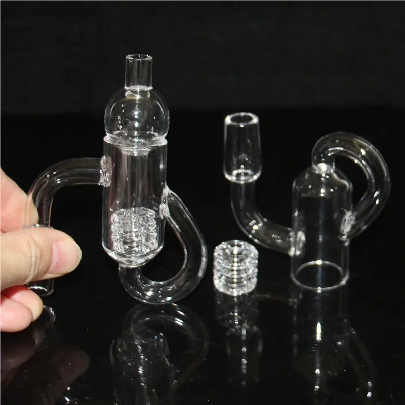 Smoking Diamond Knot Loop Quartz Banger Dab Nail Recycler Quartz ...