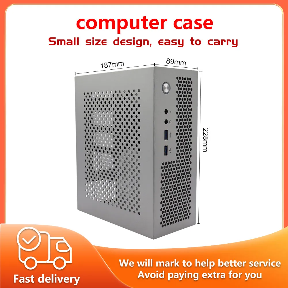 Case De Computadora Mini ATX HTPC Case ITX Motherboard Small 1U/Flex ...