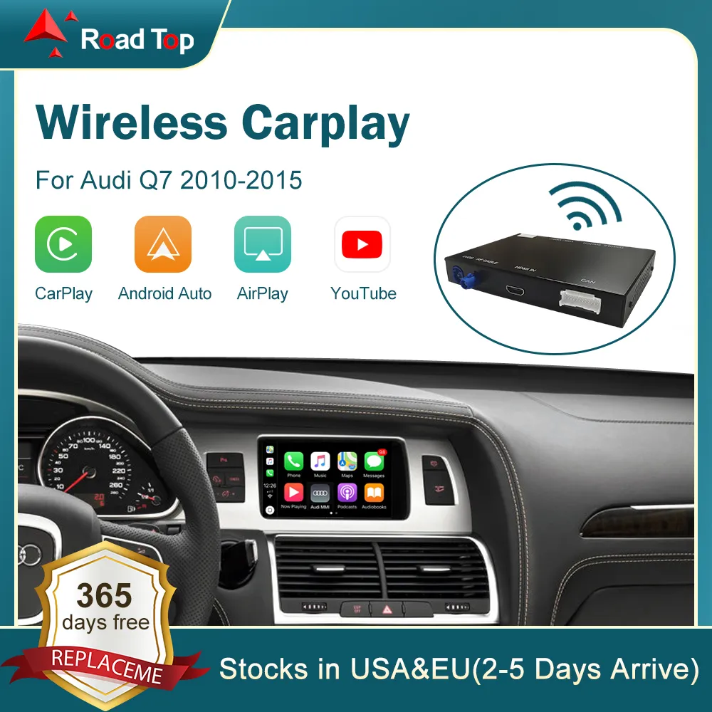 Audi Q7 Wireless CarPlay Android Auto Interface Adapter 2024, Mirror ...