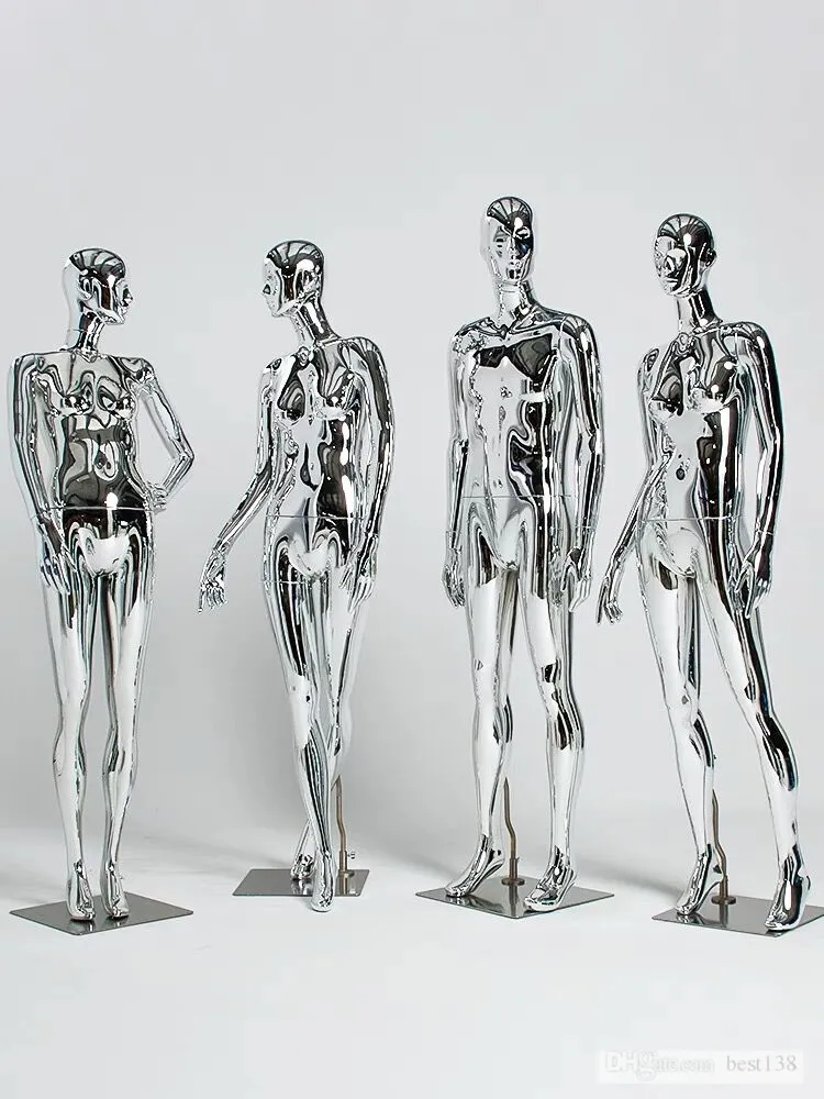 Silver Electroplated Full Body The Mannequin 2 For Display Best Female ...