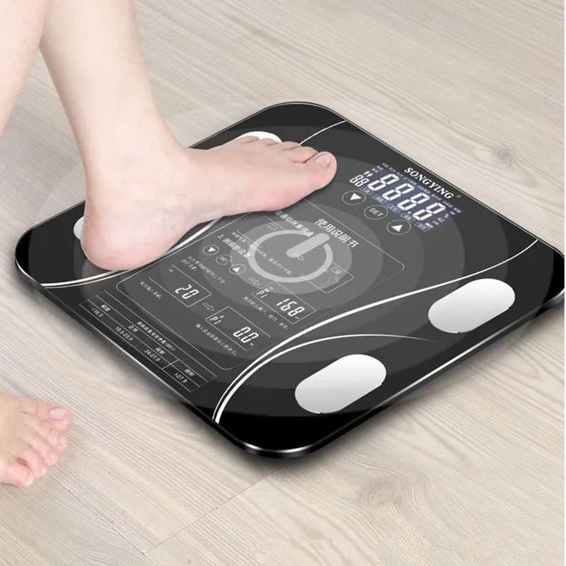Mi Smart Body Weight Scales Digital BMI & Body Fat Monitor With LED ...