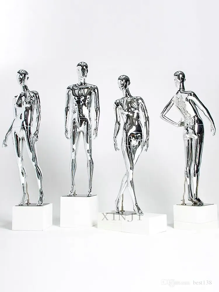 Silver Electroplated Full Body The Mannequin 2 For Display Best Female ...