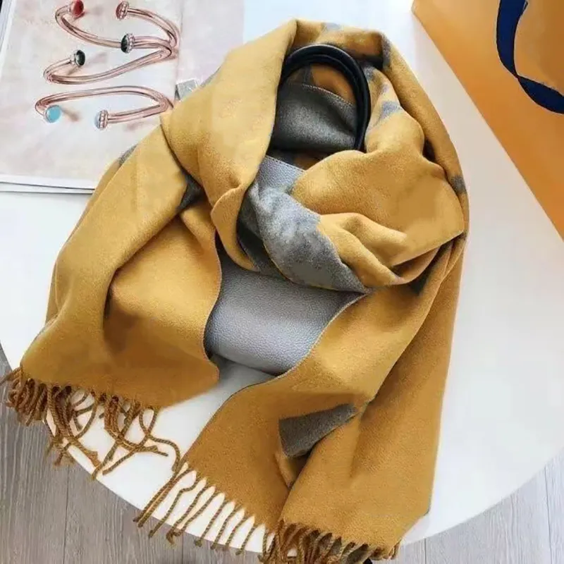2022 New Luxury Scarf Cashmere Thick Shawl Women Long Winter Wram ...