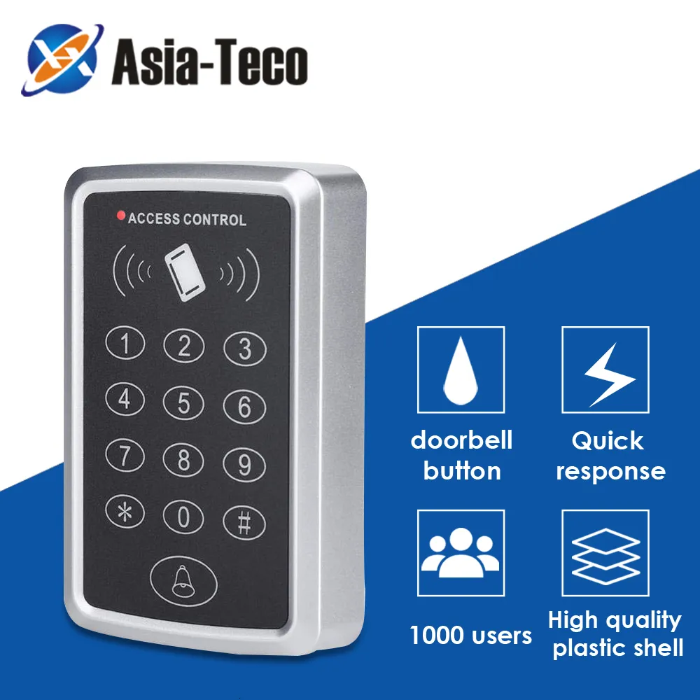 Smart Door Lock RFID Access Control System: 125KHz EM Card Reader ...