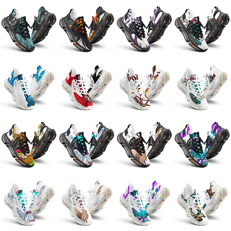 Custom Artoon Animal Design Cloudflow Running Shoes For Men And Women ...