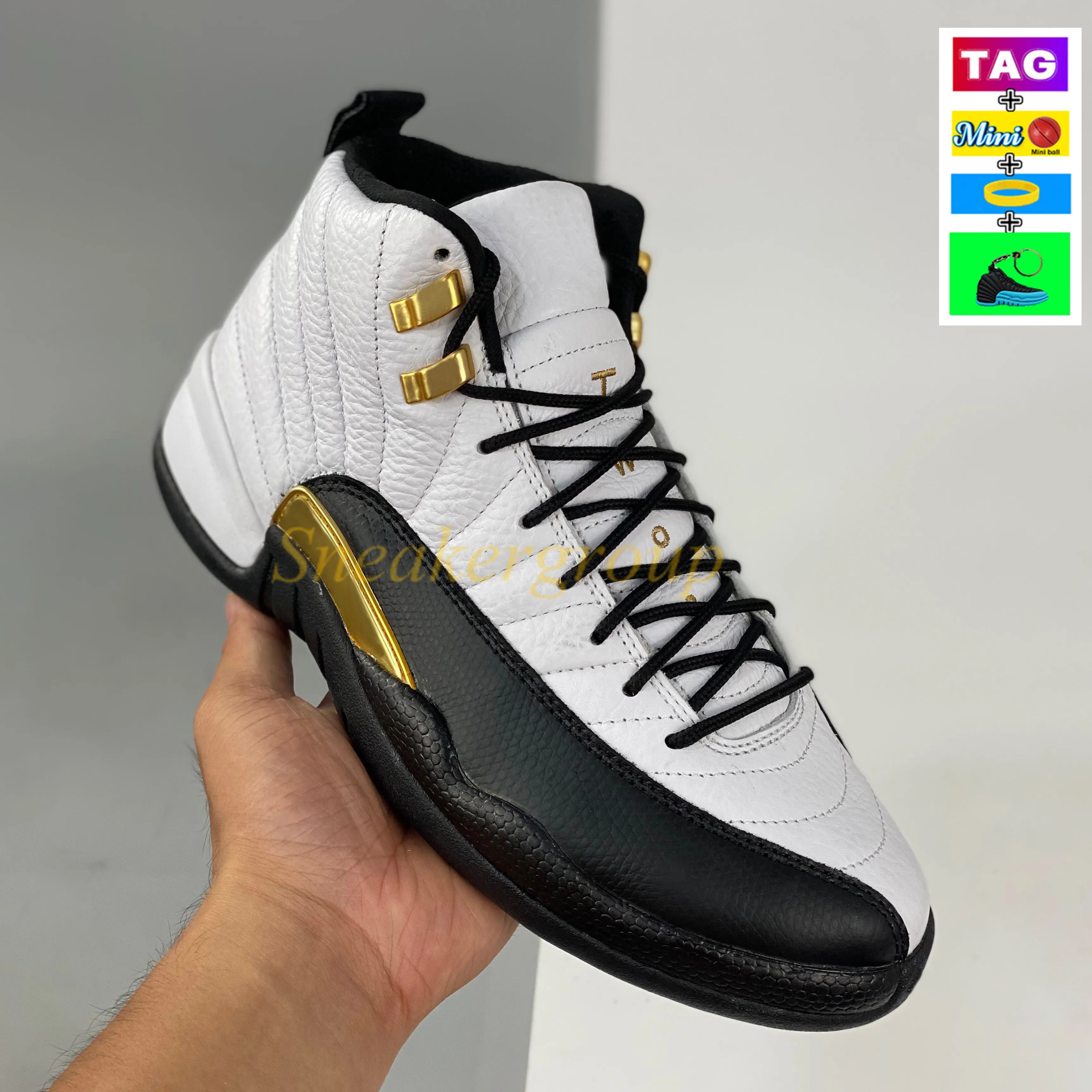 Mens Basketball Shoes Jumpman Retro 12 12s Men Designer Sneaker Stealth ...