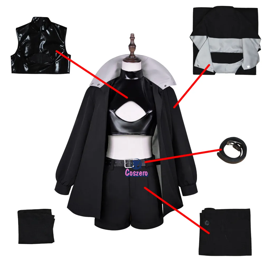 Call Of The Night Nanakusa Nazuna Cosplay Costume Tentitume, Black ...