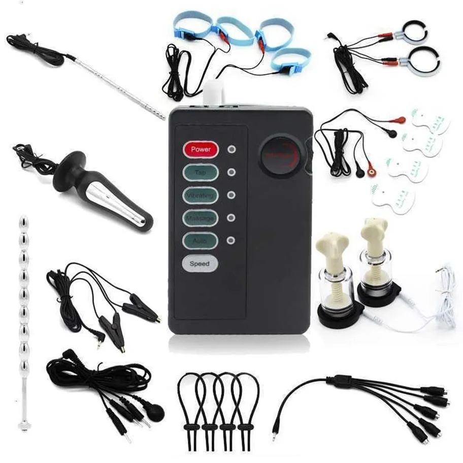 Sex Toy Massager Strongest Bdsm Electro Shock Anal Butt Plug Prostate